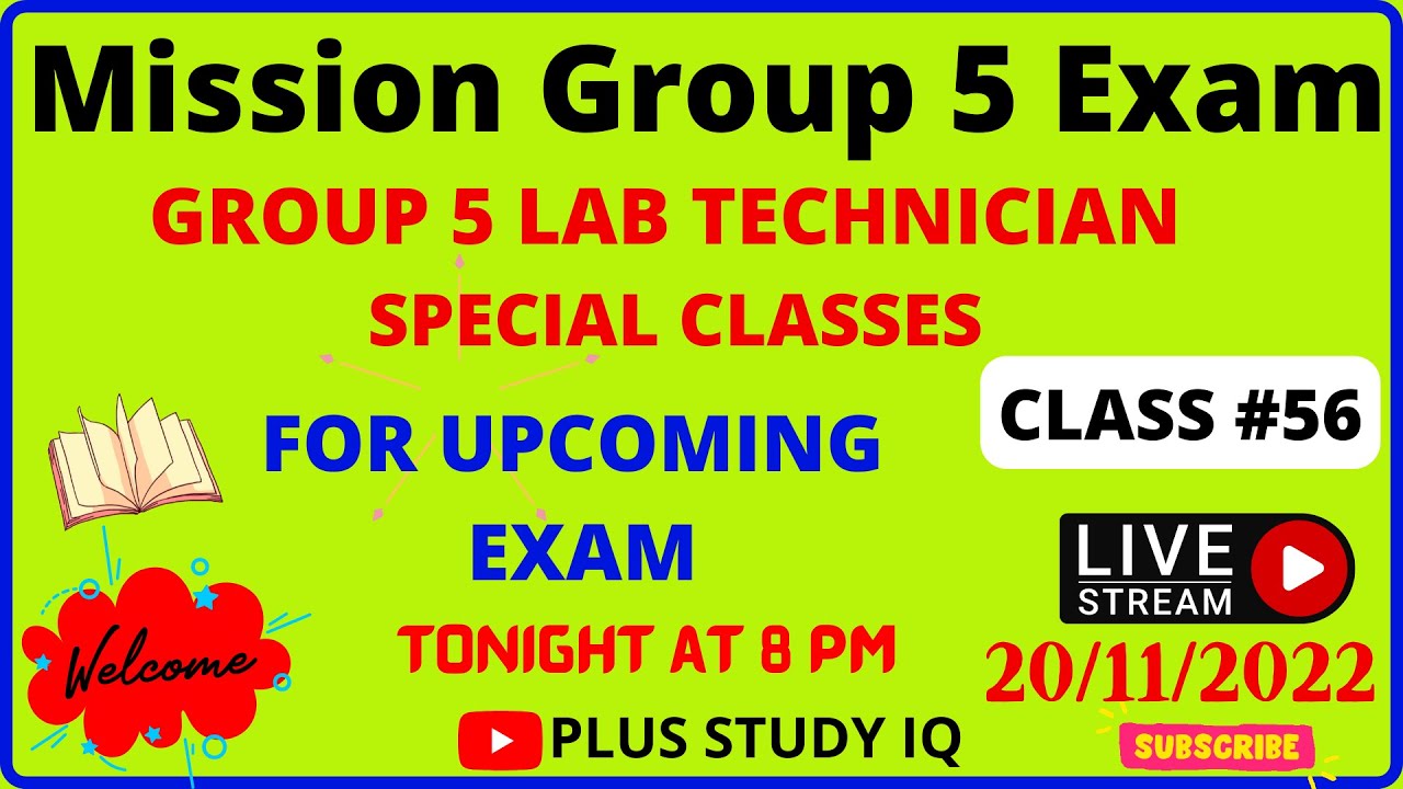 MP Group - 5 Lab Technician Live Class #56 - YouTube