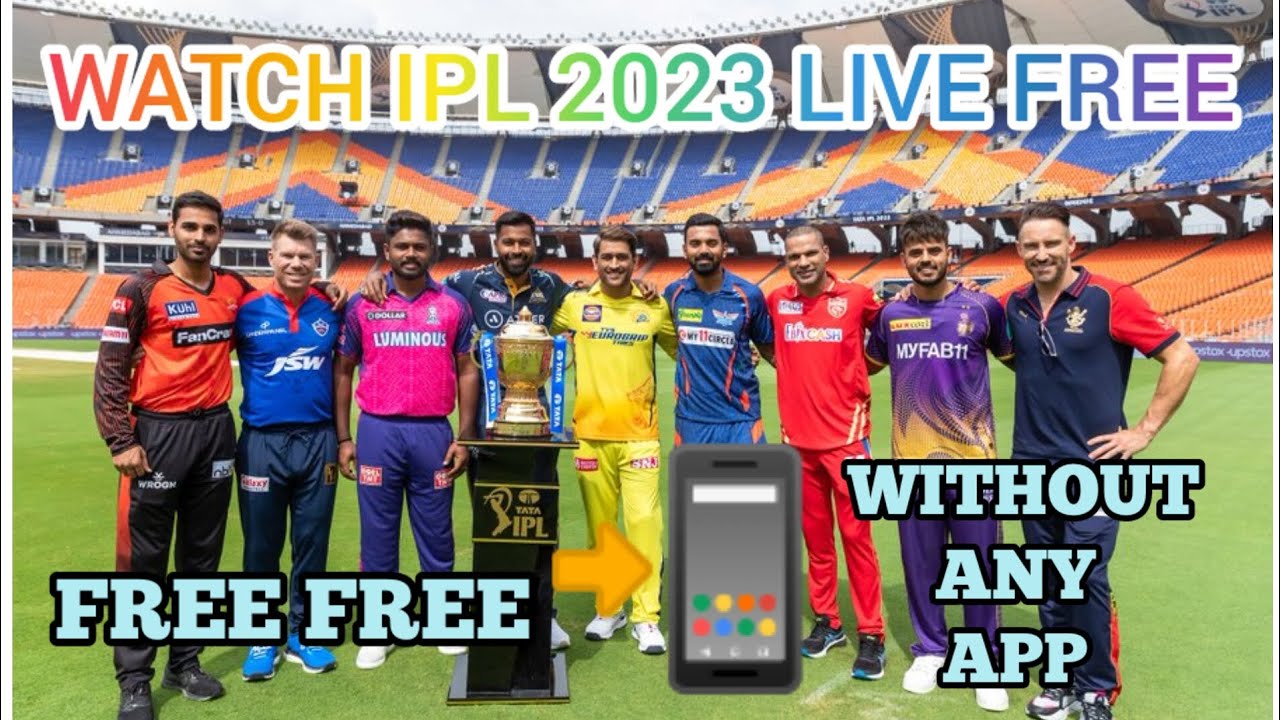 How to watch ipl 2023 live in mobile - YouTube