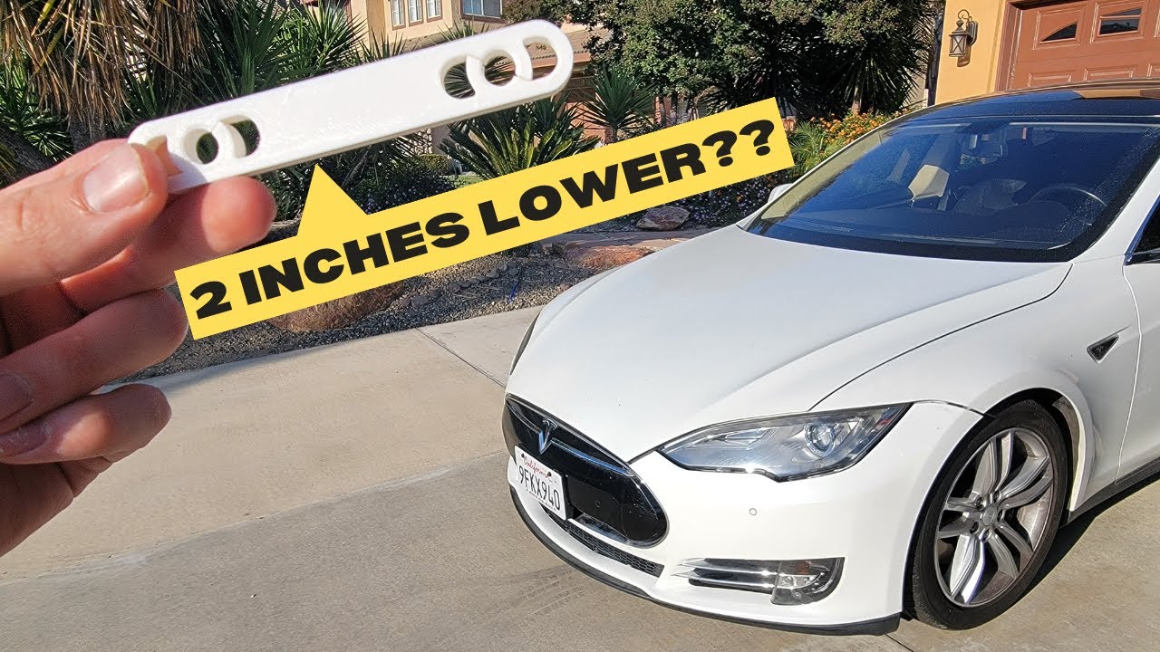 Lower Your Tesla For $5 - YouTube