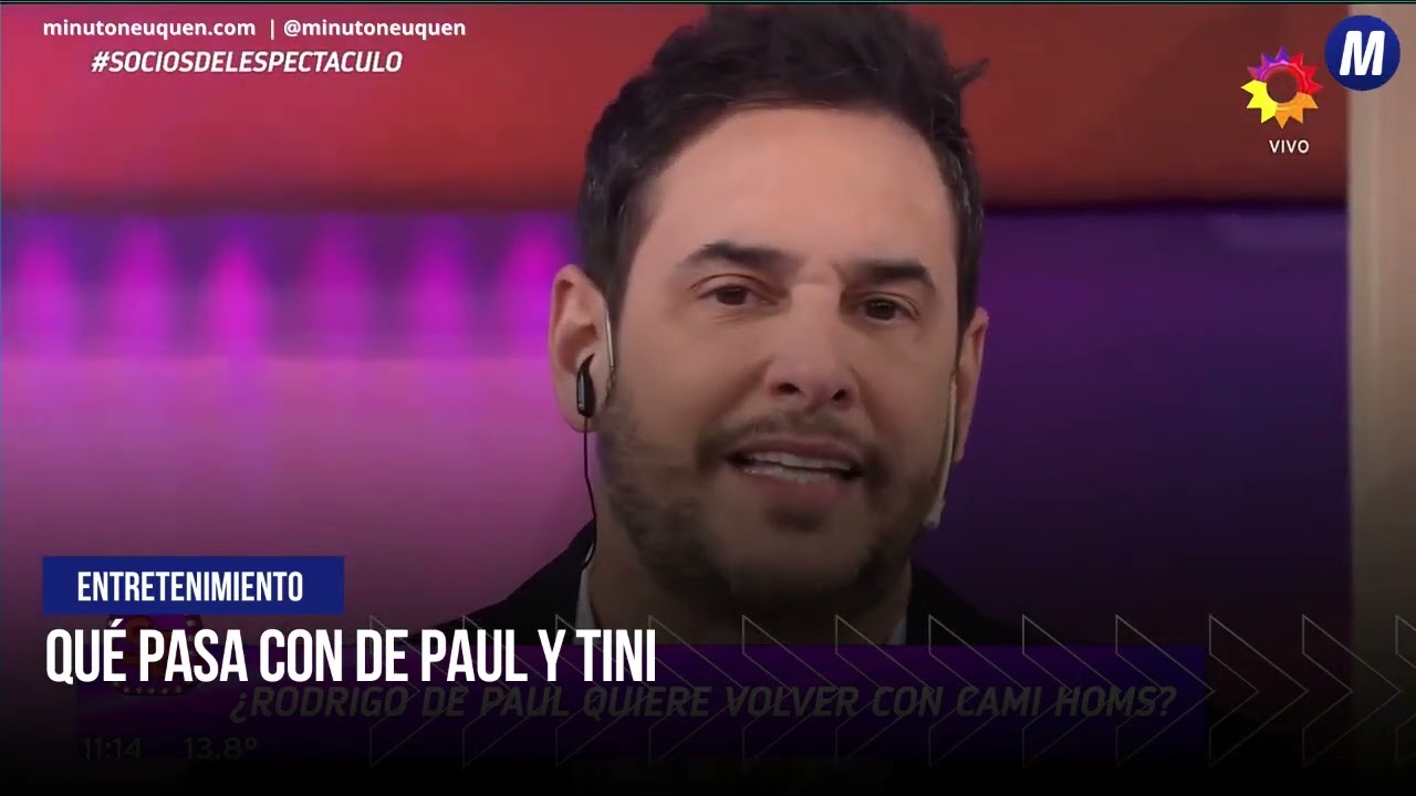 Qué pasa con De Paul y Tini - Minuto Neuquén - YouTube