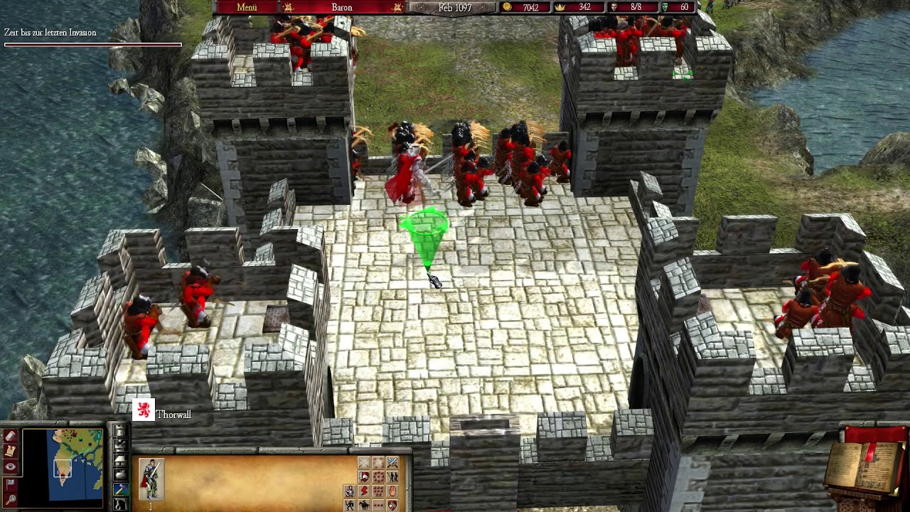 Stronghold 2 350 Crossbow's vs The Hammer & The Hawk - YouTube