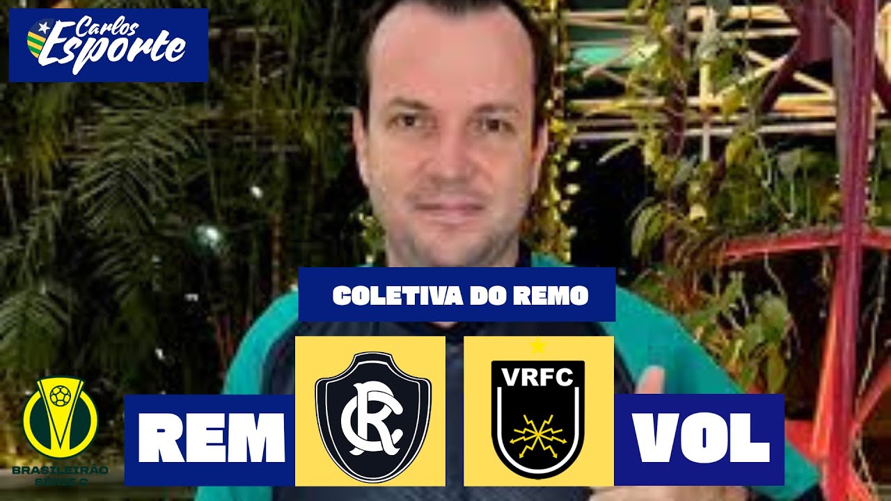 Remo x Volta Redonda. Série B 2025. coletiva de imprensa do Remo. - YouTube