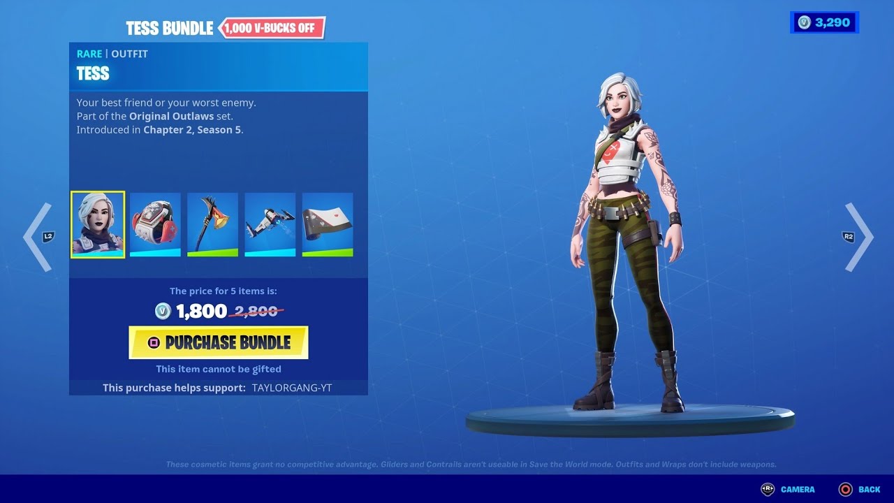 Fortnite Item Shop *NEW* TESS BUNDLE! (February 6, 2021) - YouTube