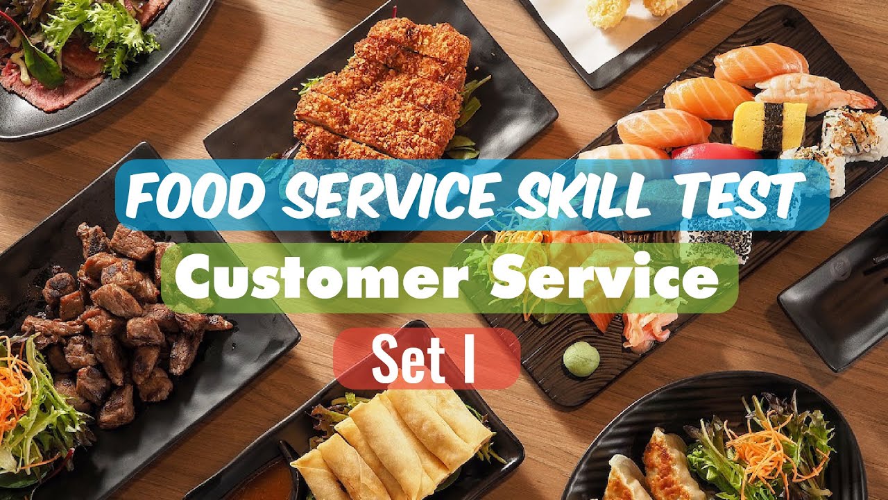 Food Service Industry Skill Test | Model Questions (Set I) | Customer ...