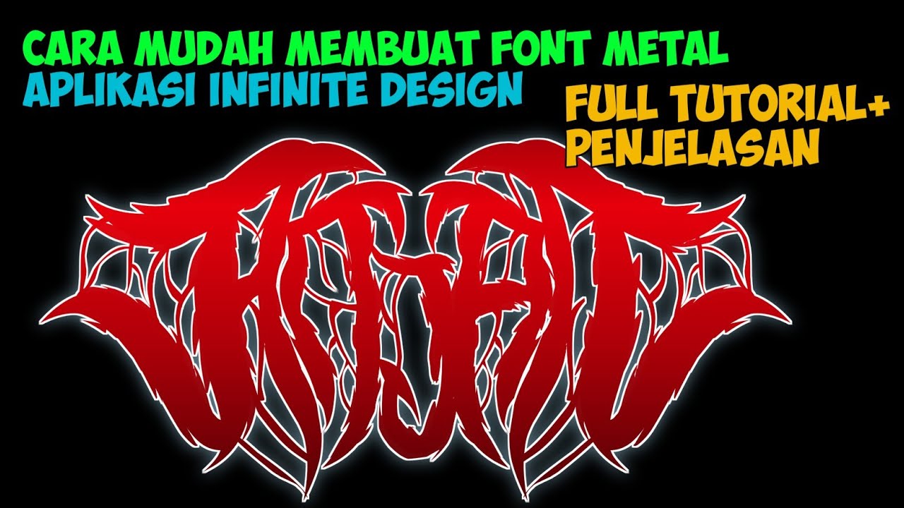 TUTORIAL MEMBUAT FONT METAL DI ANDROID - YouTube
