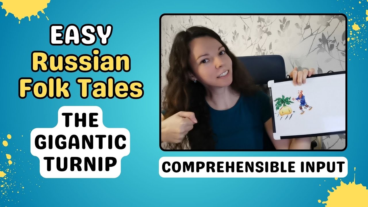 Russian Fairy Tales in Easy Russian. The Gigantic Turnip. Beginner ...