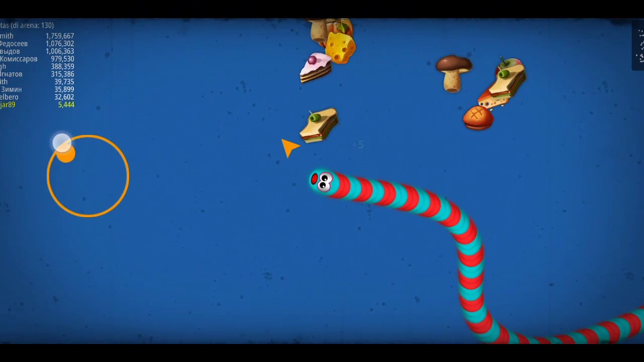 Worms zone - YouTube