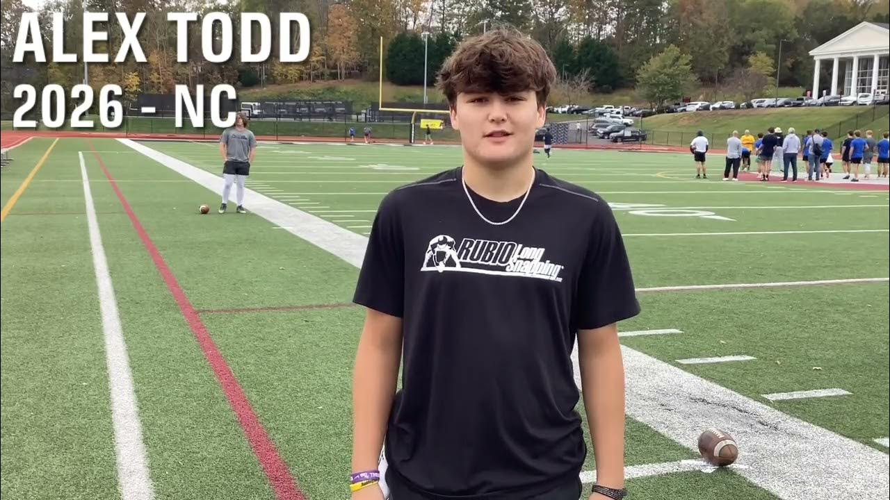 Rubio Long Snapping, Alex Todd, November 10, 2024 - YouTube