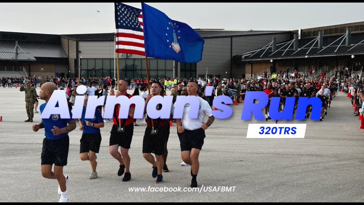 320th Training Squadron Airman's Run -- May 3, 2023 - YouTube