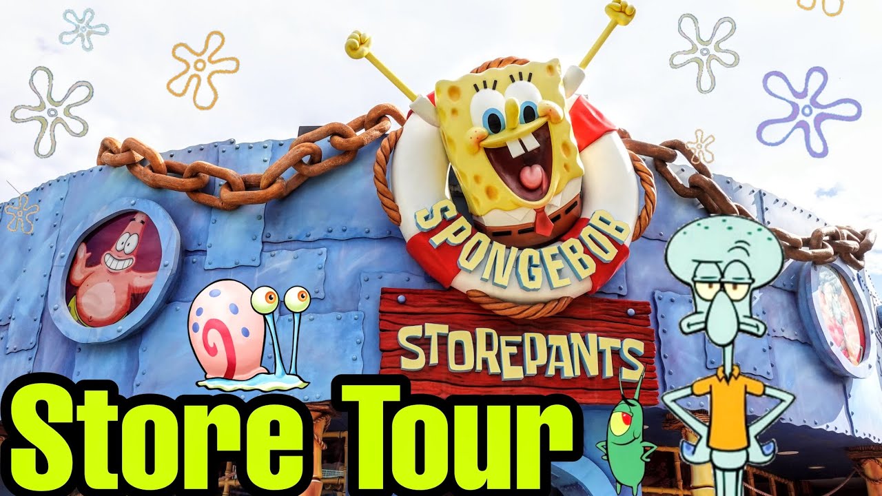 Spongebob Storepants Store Tour | Spongebob Collectibles & Merch at ...