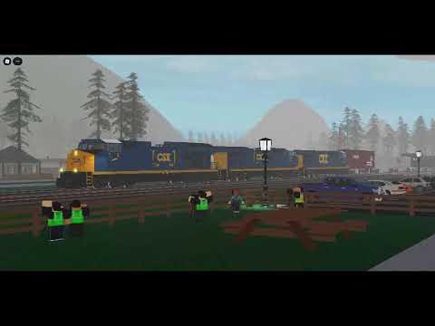ROBLOX Railfanning at Folkston, GA S49E108: CSX Manifest Train - YouTube