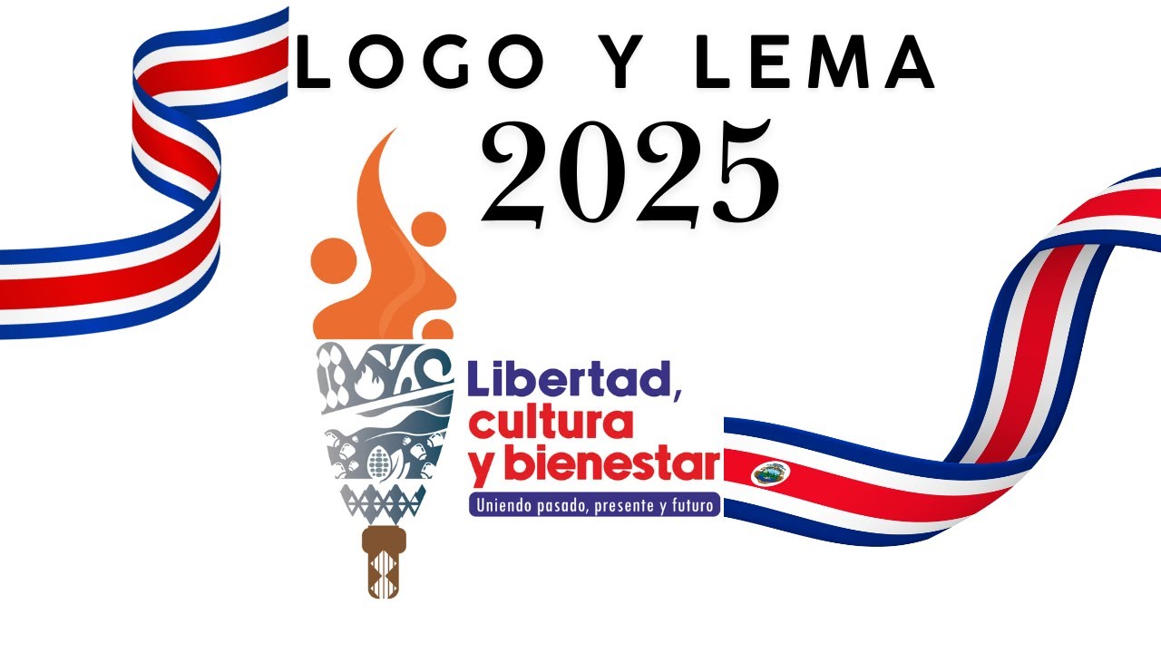 Logo y lema de las Fiestas Patrias 2025 Costa Rica - YouTube