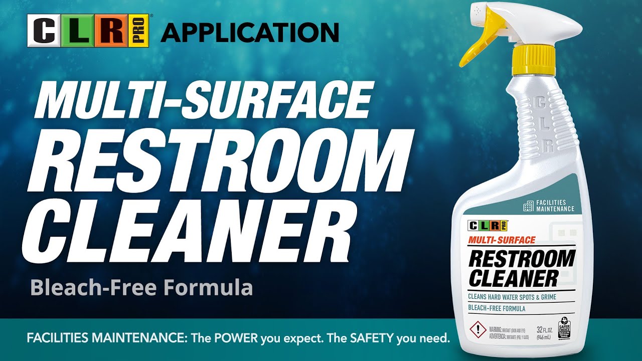 CLR PRO® RESTROOM CLEANER APPLICATIONS - YouTube