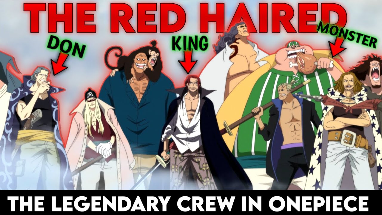 The GREATEST CREW THE REDHAIR PIRATES | RED HAIR PIRATES ലെ Members ...
