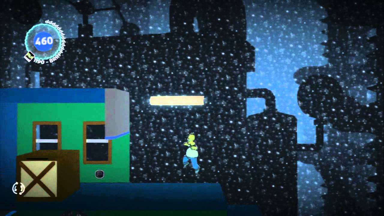The Simpsons Game 2D - LittleBigPlanet 3 LBP3 PS4 - YouTube