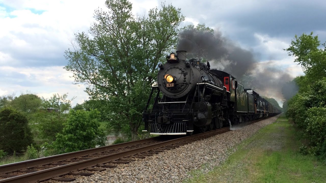Norfolk Southern Steam Excursion - YouTube