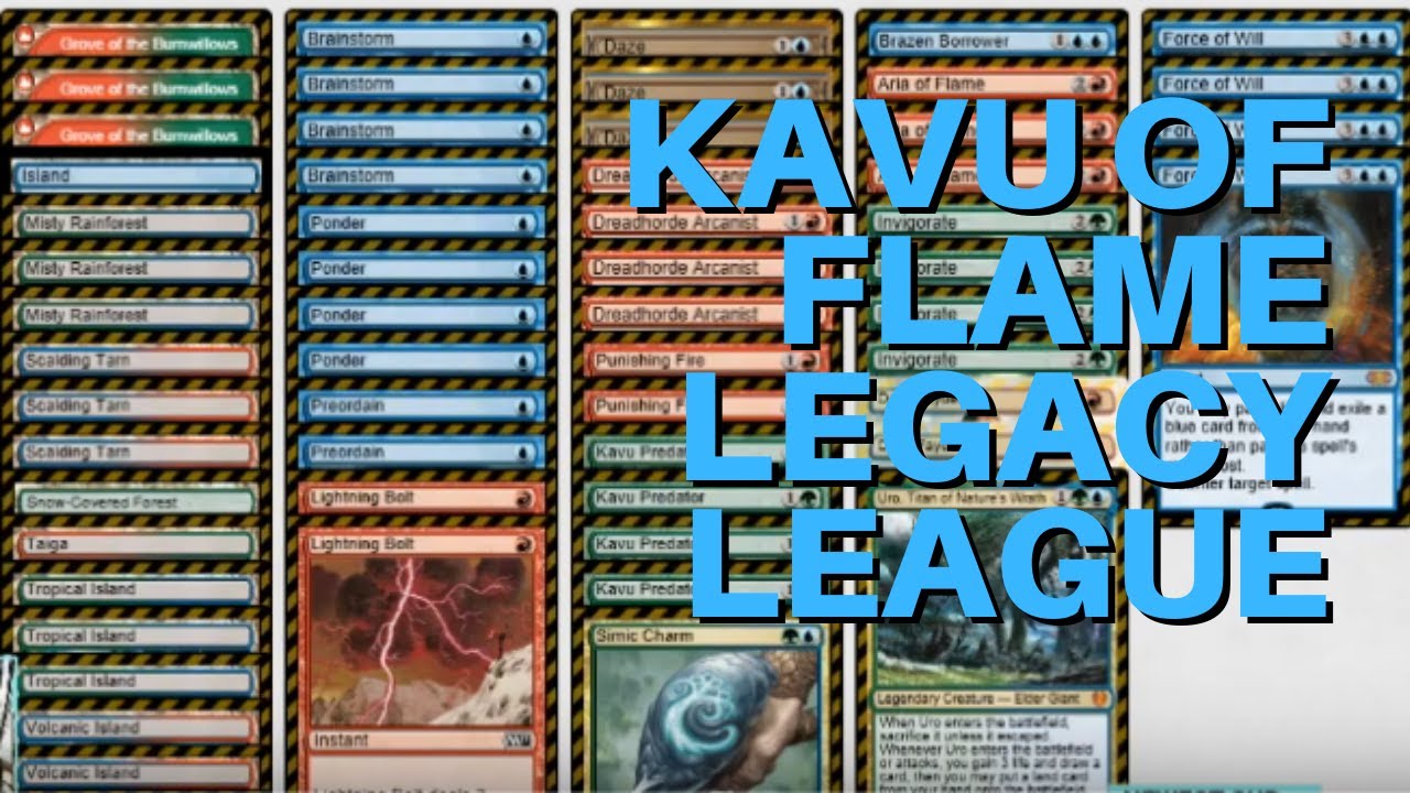 Kavu of Flame - MTG Legacy Deck of the Week - YouTube