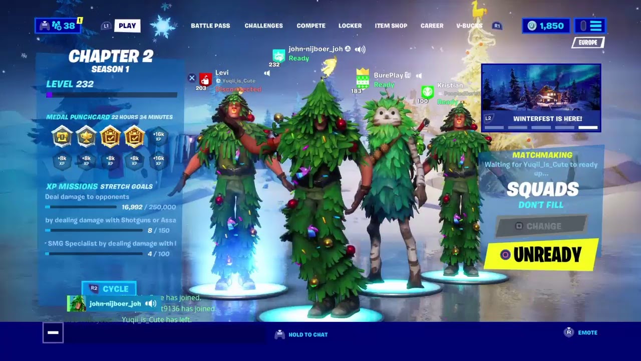 Fortnite grind chapter 2 doing winter - YouTube