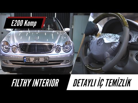 Deep Interior Cleaning for Neglected Mercedes E200 / Detaylı İç Temizlik
