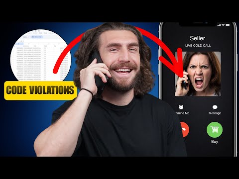 Cold Calling Code Violations LIVE (Watch Me Get a Wholesale Deal)