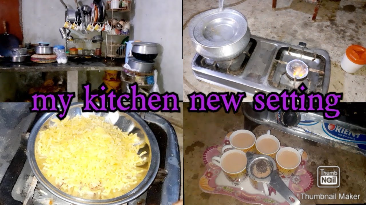 my kitchen new seting|my middle class kitchen seting|sardion men kitchen ki seting# ...
