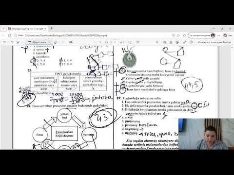 BİOLOGİYA IV qrup 7 iyun 2026 blok (I qəbul)