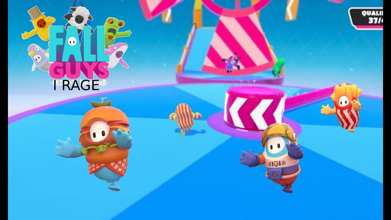 Fall guys I RAGE!!!! - YouTube