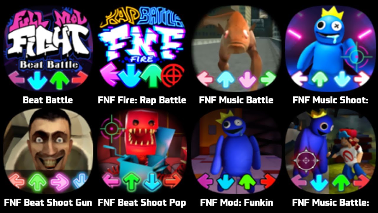 FNF Dumb Ways to Die, FNF Pomni, FNF Digitalizing 2, FNF Goku, Beat ...