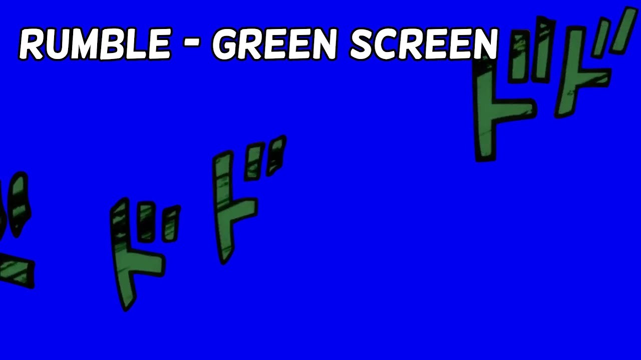 Rumble 2 - Green Screen - YouTube