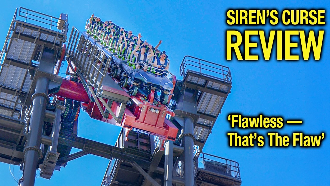 Siren's Curse REVIEW: New TILT COASTER Cedar Point - YouTube