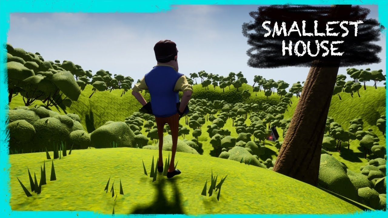 HELLO NEIGHBOR MOD KIT: SMALLEST HOUSE - YouTube