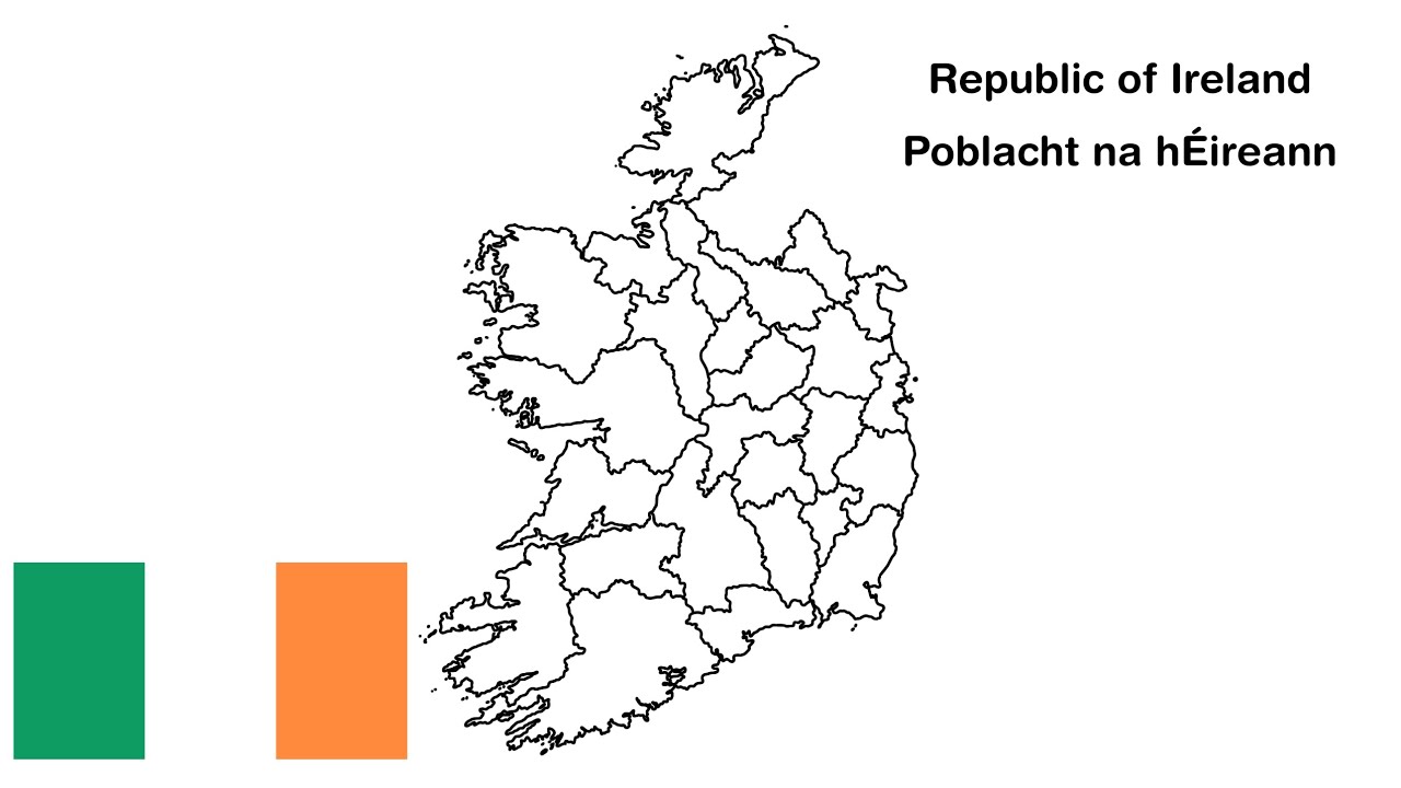 Bordering countries of Ireland's counties - YouTube