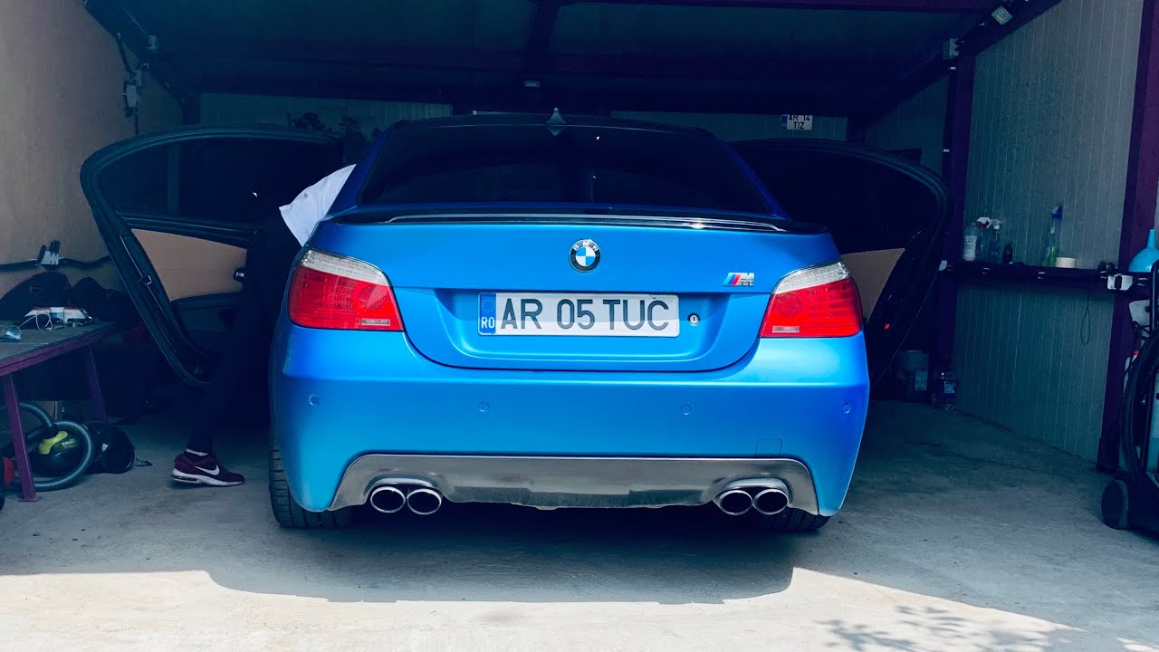 Detailing interior la BMW E60 - YouTube