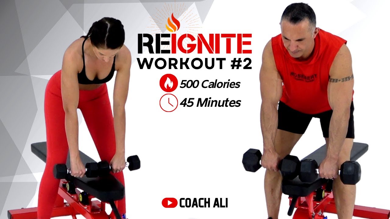 🔴 Reignite Series #2 Summer Body Dumbbell Workout At Home | Full Back ...