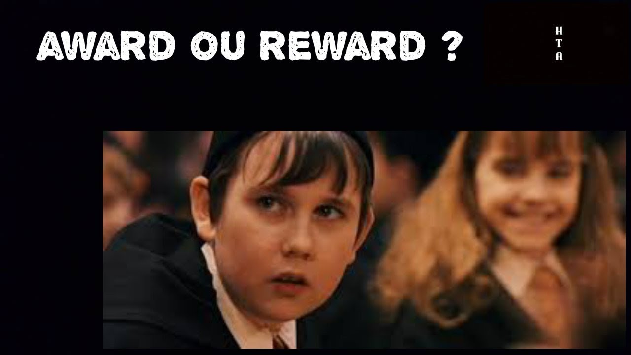 Quelle est la différence entre award et reward ? - YouTube