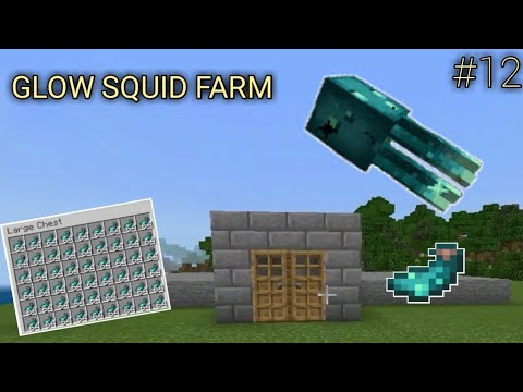 GLOW SQUID FARM/AUTOMATIC UNLIMITED GLOW INK SACK | MINECRAFT MOBILE ...
