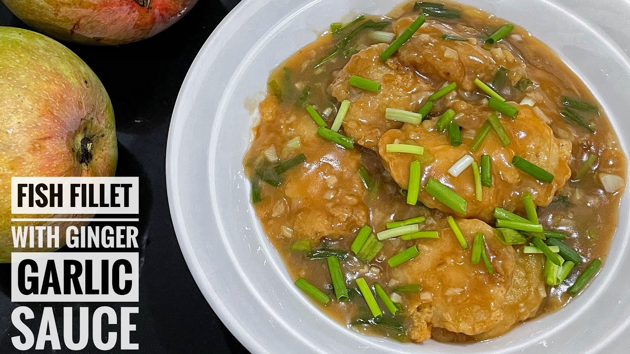 Fish Fillet with Garlic Ginger Sauce - YouTube