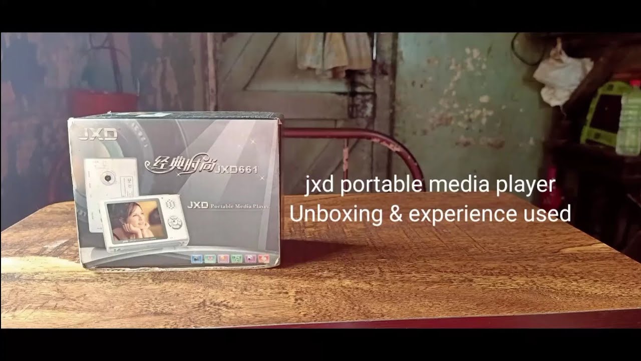 jxd portable media player Unboxing & experience used - YouTube