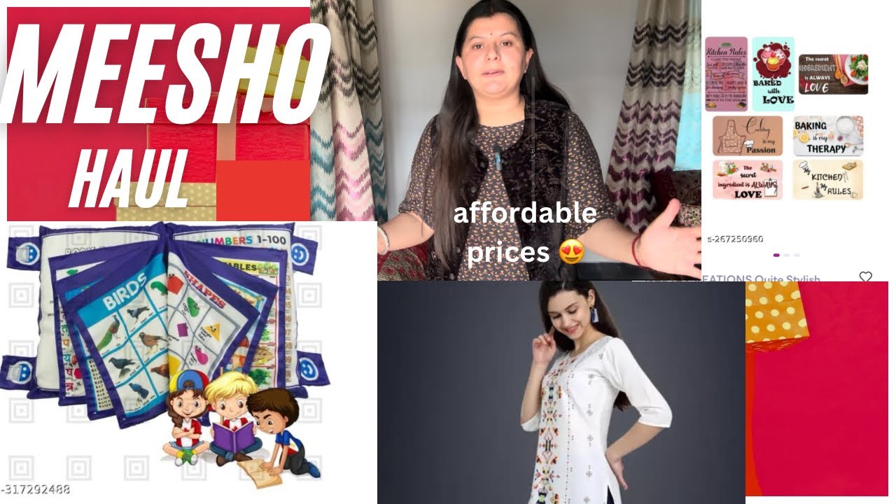 My First *Meesho* Haul😍| Starting at ₹100😱😱| - YouTube