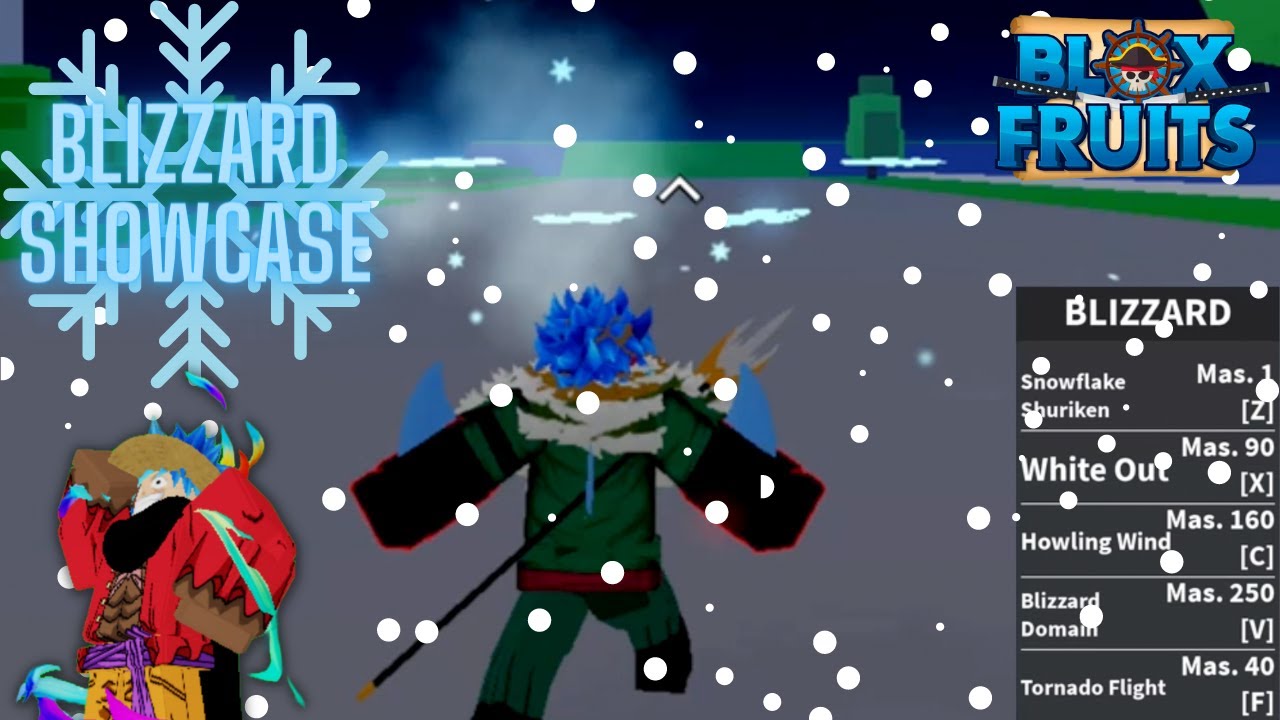 Blizzard Showcase (Best Fruit in Update 18?) - Blox Fruits - YouTube