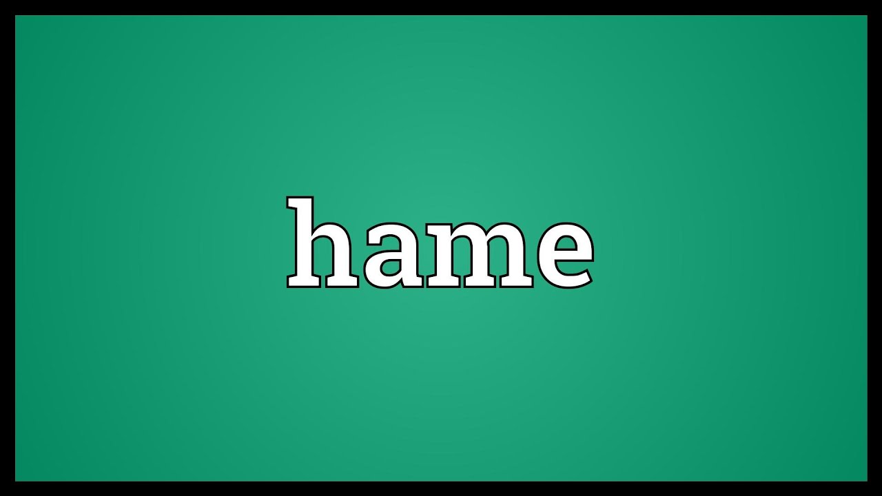 Hame Meaning - YouTube