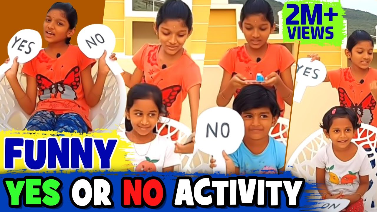 Funny Yes or No activity | Indoor games for kids to boost Decision ...