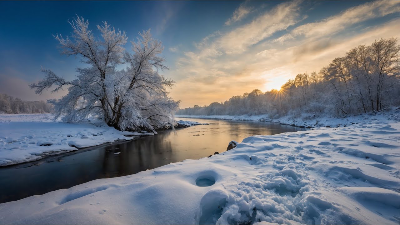 The Peace and Beauty of Winter with Snowy Scenes For TV - Slideshow ...