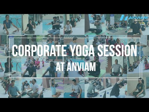 Corporate Yoga Session At Anviam || Anviam Solutions Pvt. Ltd - YouTube