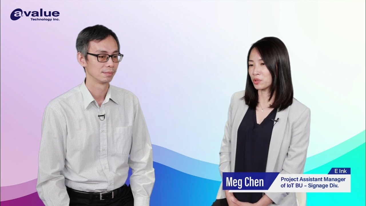 Avalue collaborated E Ink: ePaper Outdoor Signage Solutions - YouTube