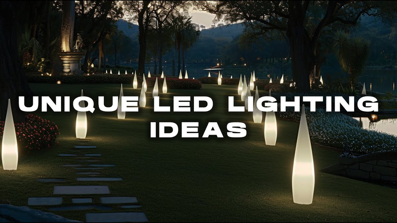 25 Unique LED Lighting Ideas for Your Backyard! | Garden Lighting - YouTube