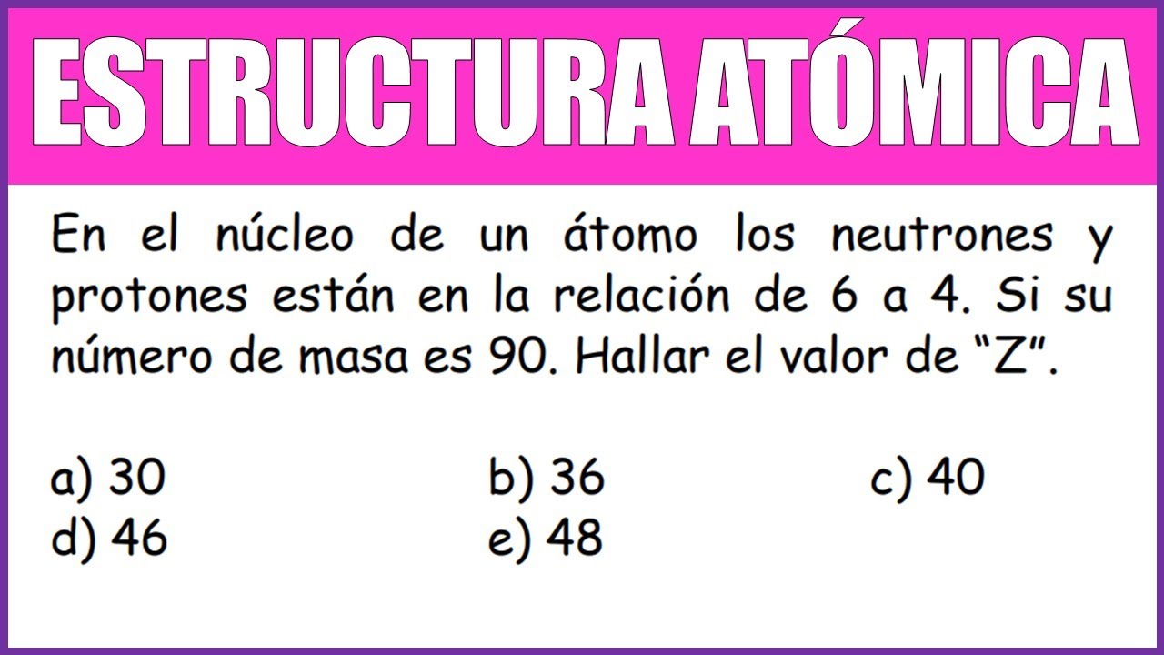 En el núcleo de un átomo los neutrones y protones están en la relación ...