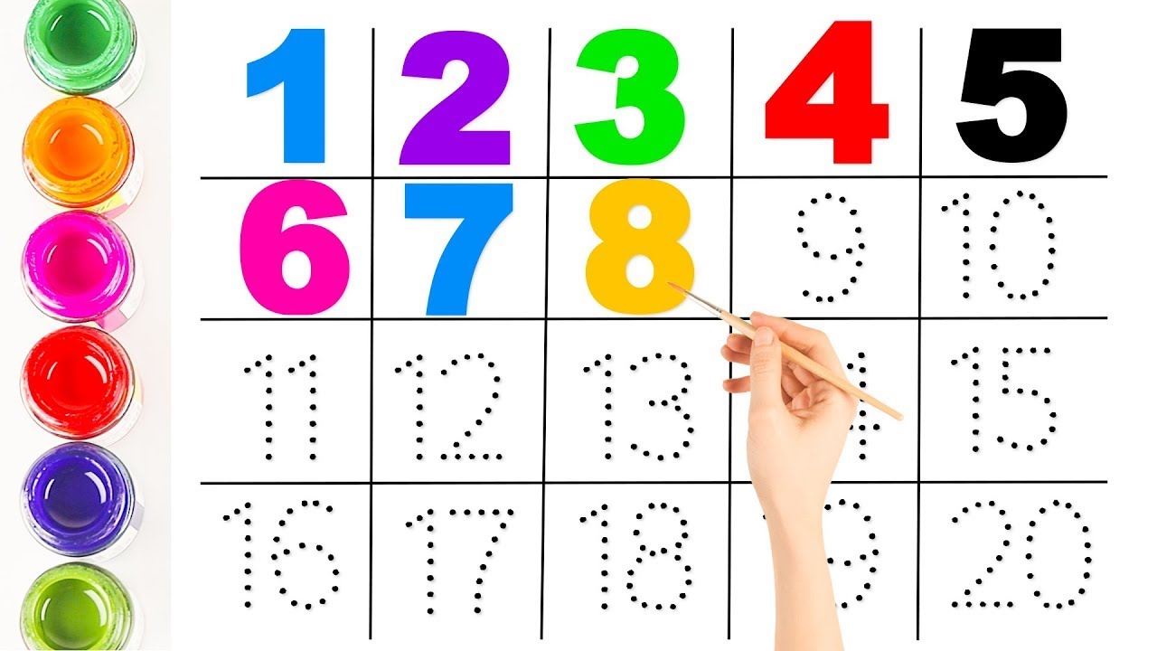 123 Counting | 1-10 Count Numbers | 1234 Numbers Song | 123 Kids ...