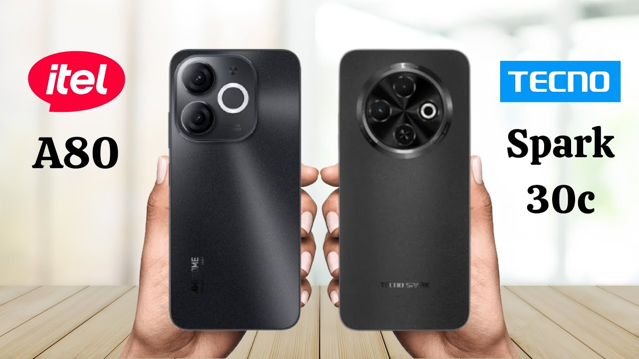 Itel A80 Vs Tecno Spark 30c - Full Comparison 2025 - YouTube