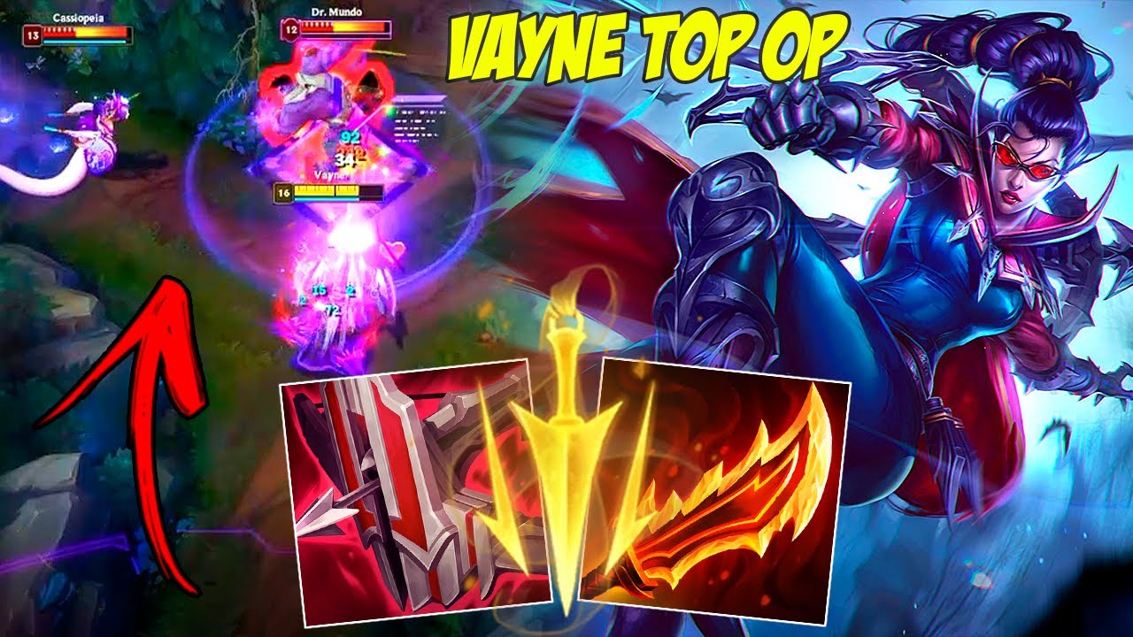 VAYNE TOP FULL ATTACK SPEED - LEAGUE OF LEGENDS - YouTube
